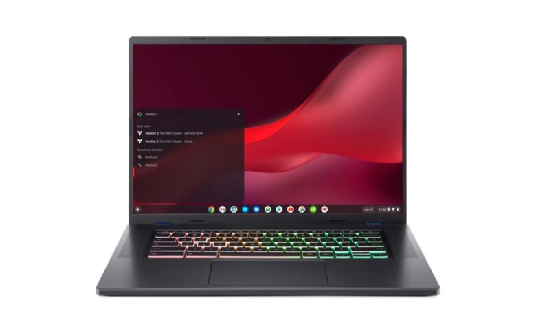 Acer Chromebook 516 GE is the Brand’s First Gaming Computer