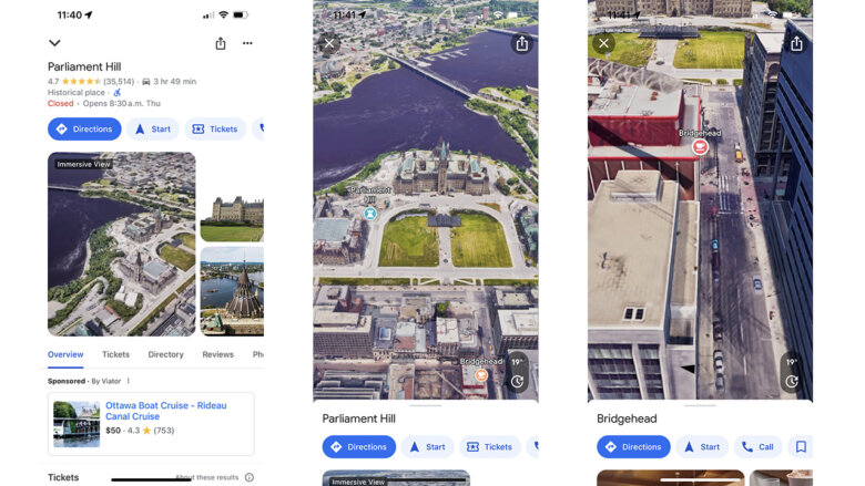 Google Maps Immersive View Now Available for 5 Canadian Cities