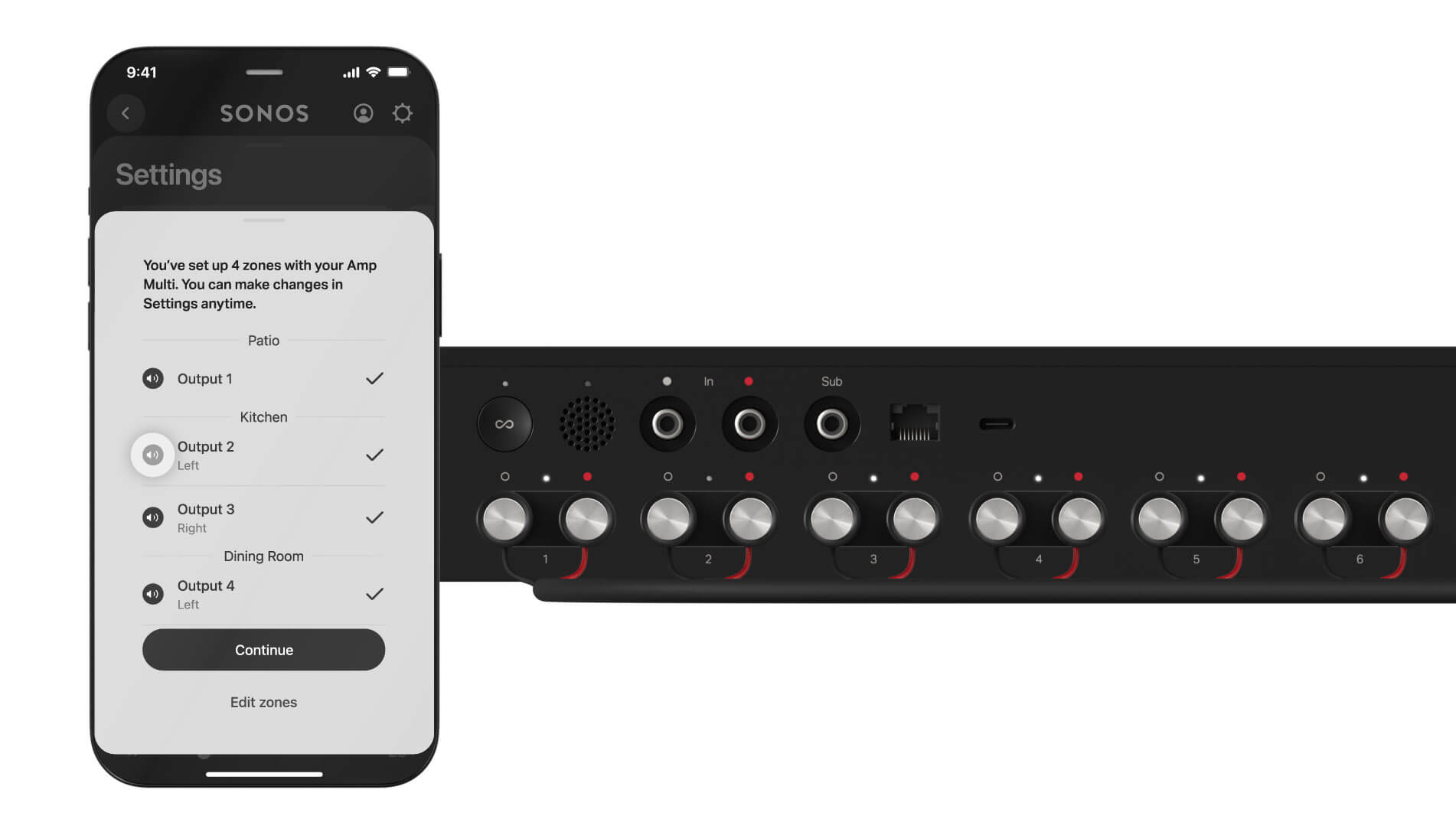 Sonos Intros Amp Multi, a Multi-Channel Streaming Amplifier